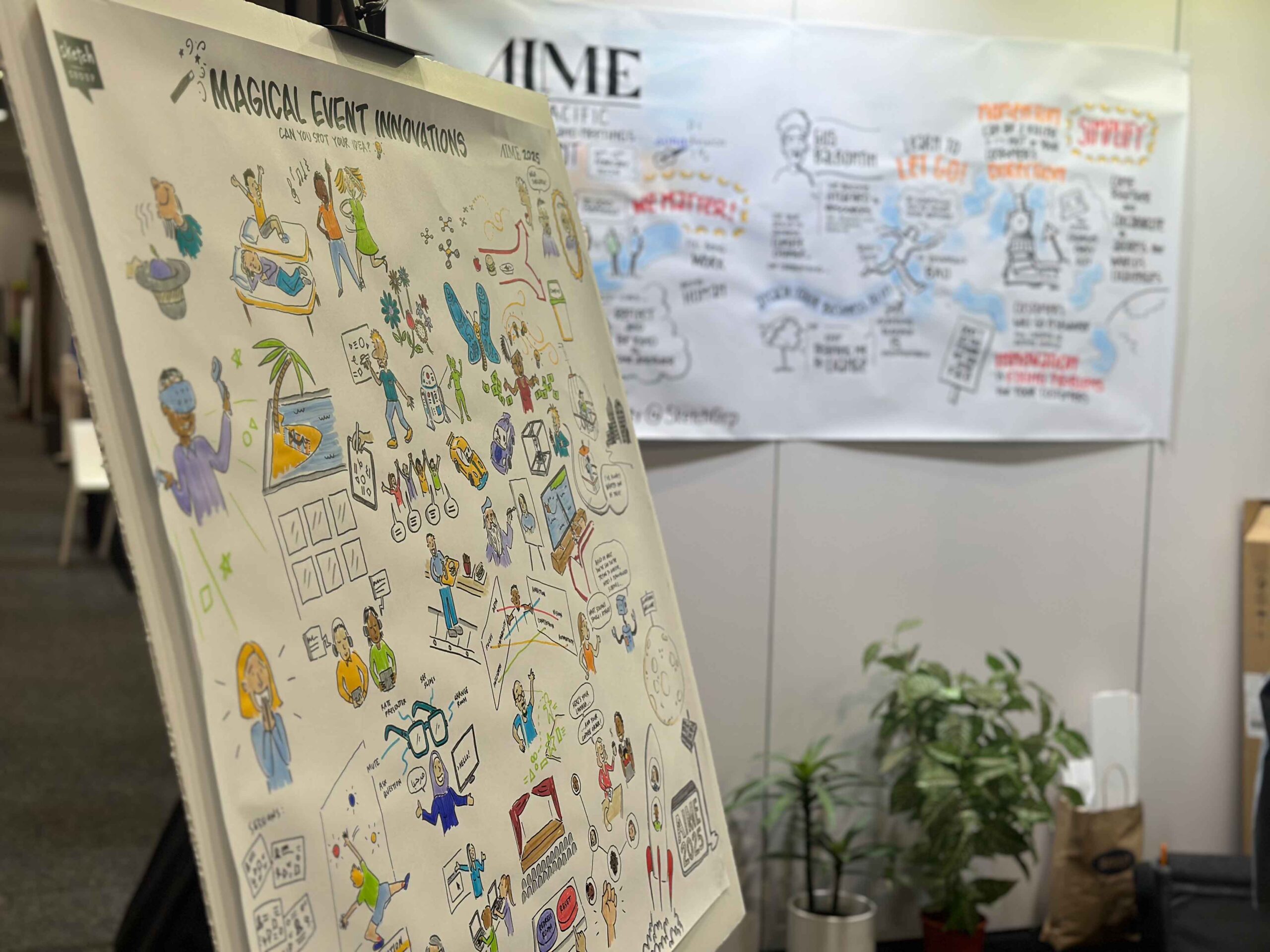 Turning Big Ideas into Visuals at AIME 2025 - Sketch Group