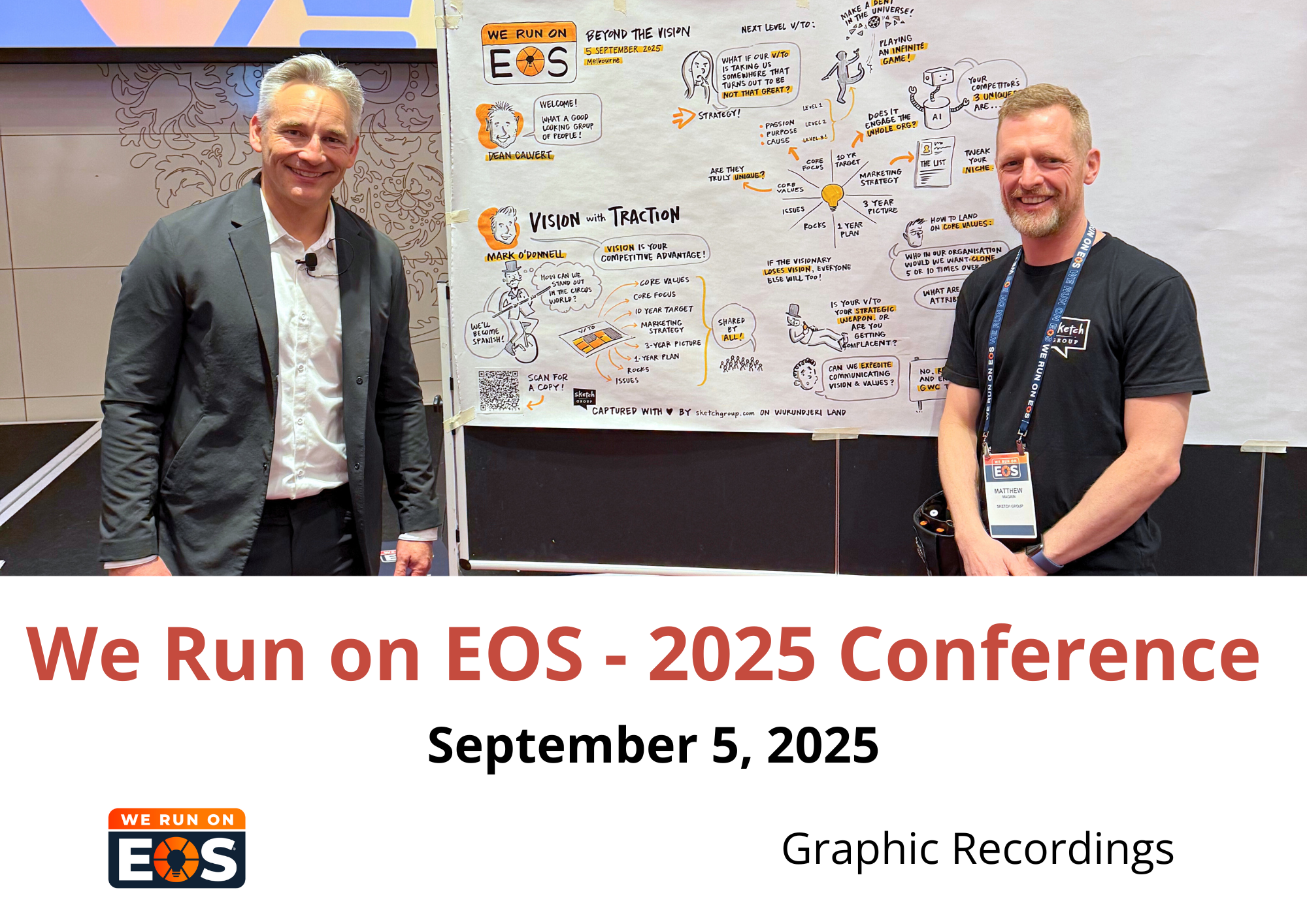 We Run on EOS 2025 Conference Graphic Recordings - Sketch Group